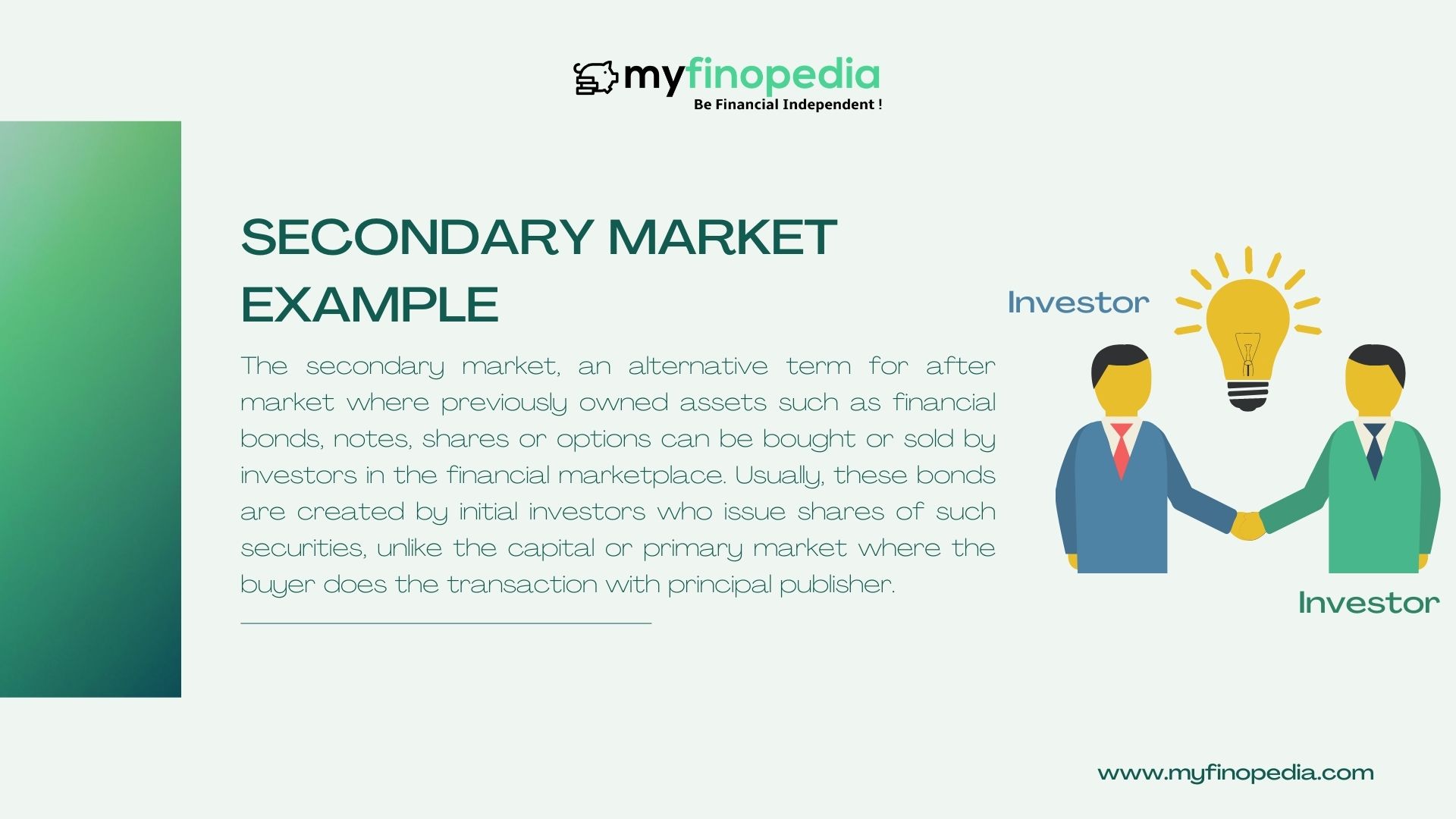 Secondary Market Example Types And Meaning Myfinopedia