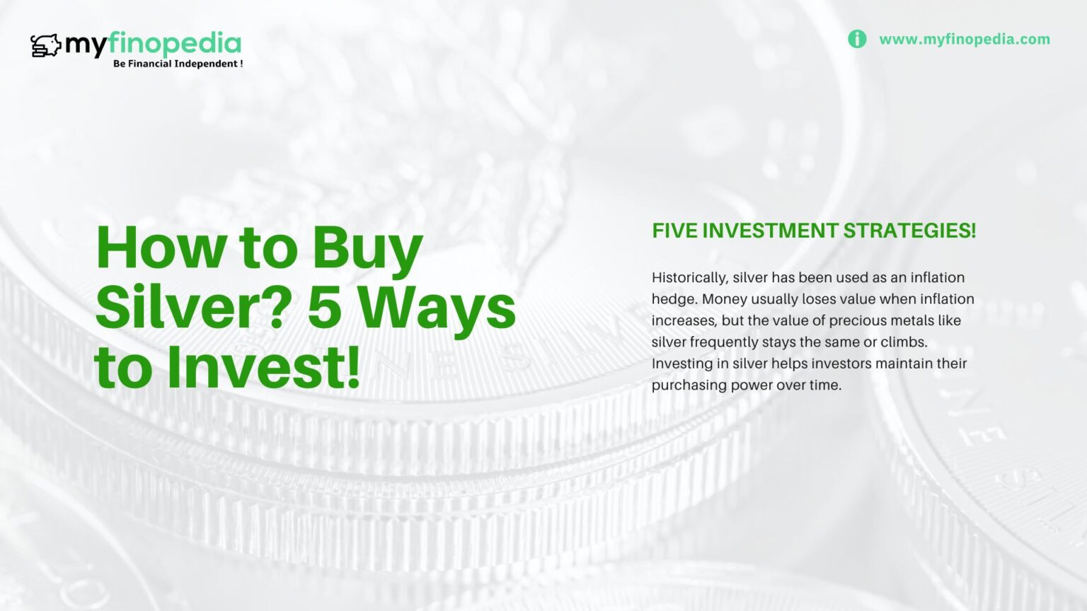 How to Buy Silver? 5 Ways to Invest!