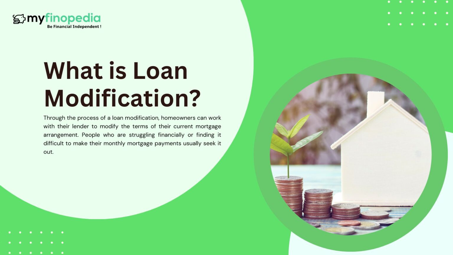 What is Loan Modification? www.myfinopedia.com