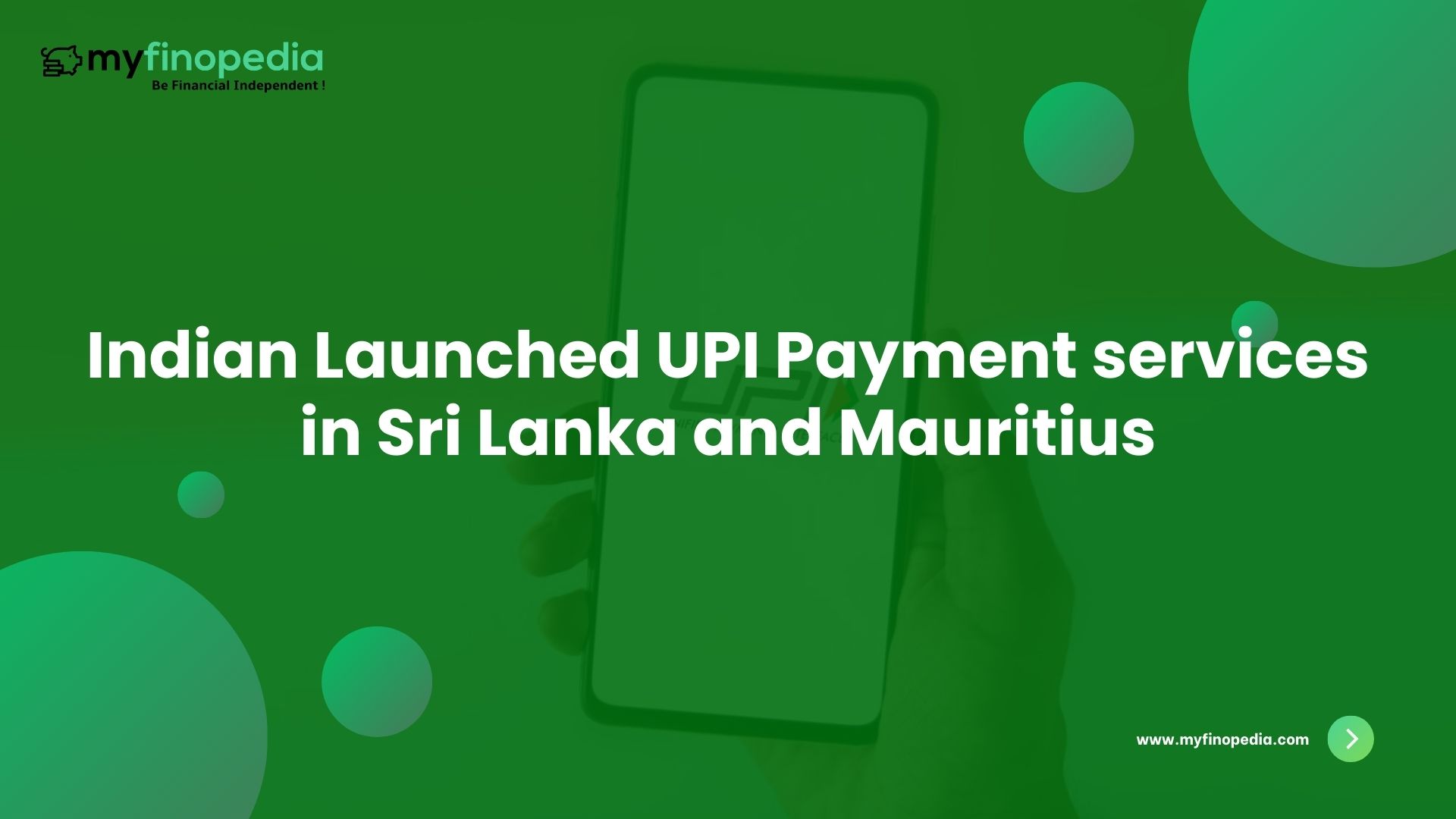 Indian Launched UPI Payment services in Sri Lanka & Mauritius