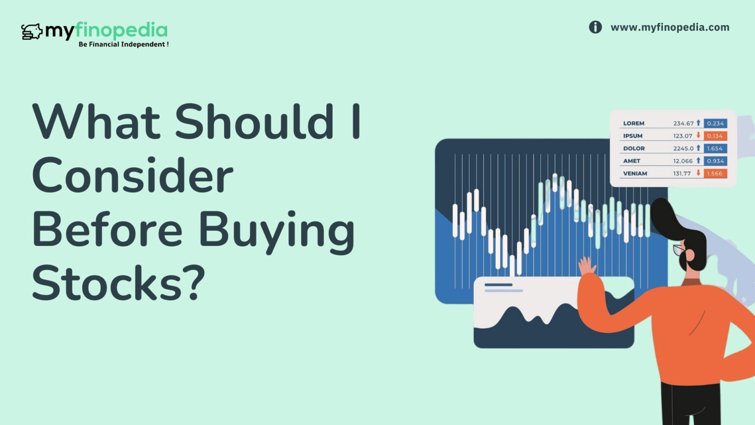 What Should I Consider Before Buying Stocks? - myfinopedia.com